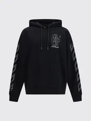 Off-White Cotton Arrow Logo Hoodie