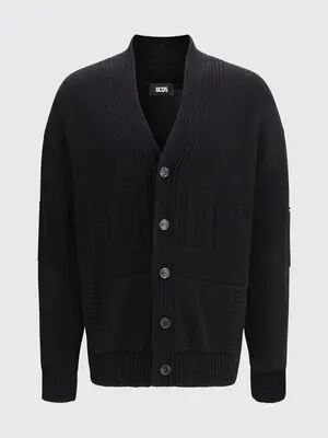 Gcds Recycled Wool Cardigan - Black