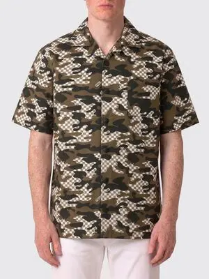 Gcds Casual Shirt In Cotton With Camouflage Print