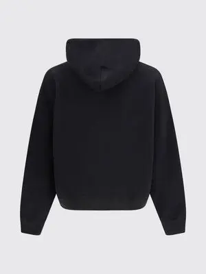 Off-White Cotton Hoodie - Black
