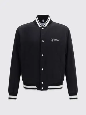 Off-White Cotton Varsity Jacket