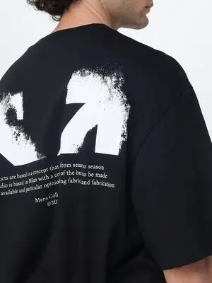 Off-White Cotton T-shirt With Arrow Logo