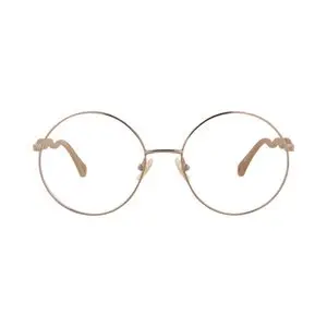 Chloé Round Metal Optical Frames - Tan