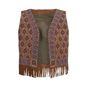 Gucci Printed Suede Waistcoat