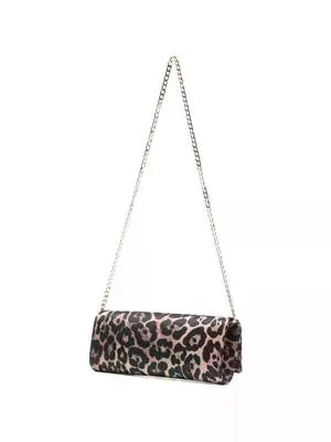 CASTAGNA Animal-print Chain-strap Shoulder Bag - Neutrals