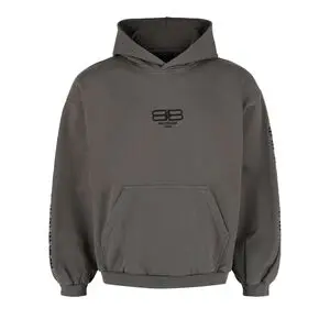 Balenciaga Embroidered Cotton Hoodie