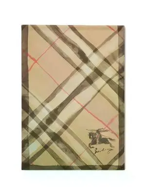 Burberry Watercolour Oblong Scarf - Neutrals