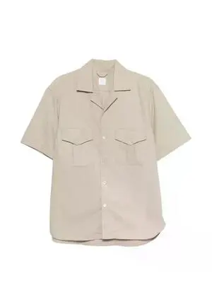 Eleventy Pocket Cotton Shirt - Neutrals