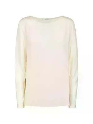 Max Mara Boat-neck Silk Top