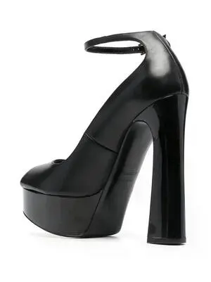 TOM FORD Padlock Charm Platform Pumps