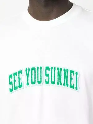 Sunnei Logo-patch Short-sleeved T-shirt