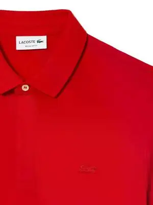Lacoste Regular Fit Pique Polo - Red