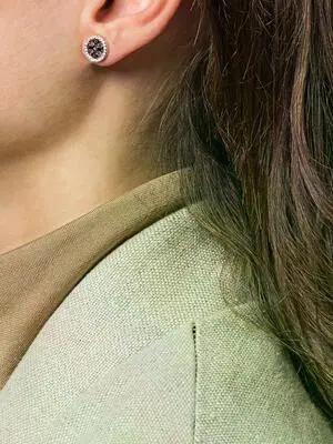 Tory Burch Pave Stud Earrings
