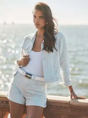 L'Agence Maven Jacket - Cloud Damask