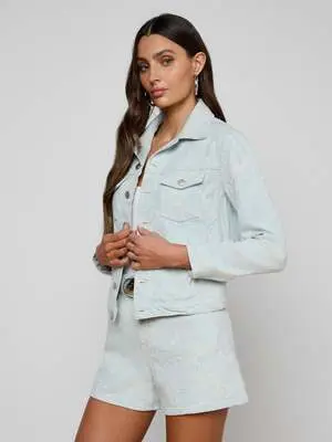 L'Agence Maven Jacket - Cloud Damask