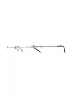 Montblanc Rectangle Rimless Glasses