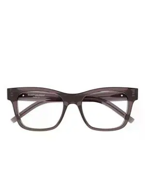 Saint Laurent Square-frame Sunglasses - Brown