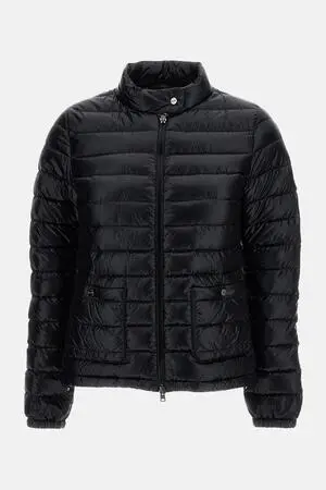 Herno Short Puffer Jacket With Pockets - Black