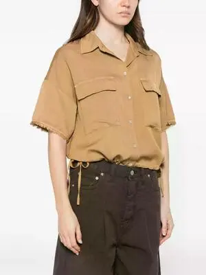 Dixie Patch-pocket Fringed Shirt