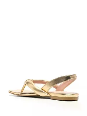 GIABORGHINI Thong Slingback Sandals