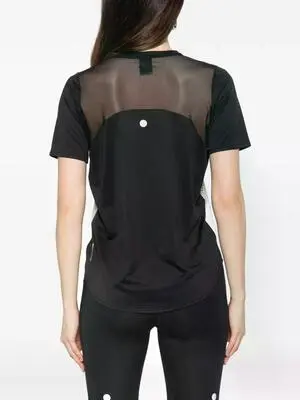 Asics Mesh-panel Printed T-shirt