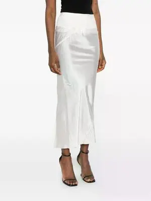 Rick Owens Gathered Midi Skirt