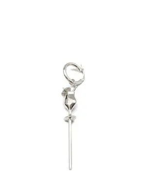 MAISON MARGIELA Single Cocktail Earring - Silver