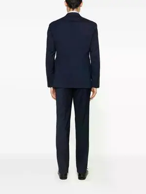 Tagliatore Pin-detail Suit - Blue