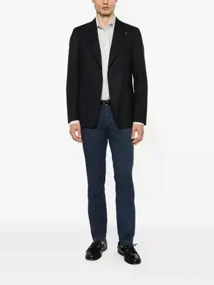 Tagliatore Virgin Wool Jacket - Black