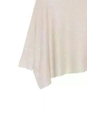 LE TRICOT PERUGIA Boat-neck Short Sleeve Sweater