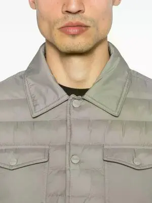 Herno Buttoned Jacket With Pockets - Grey