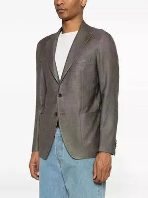 Tagliatore Single-breasted Blazer - Brown