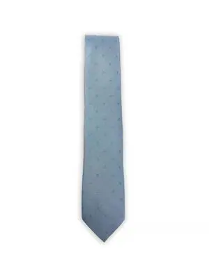 TOM FORD Dotted Pattern Necktie - Blue
