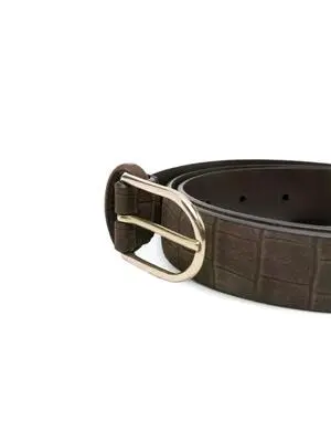 DELL'OGLIO Crocodile-effect Belt
