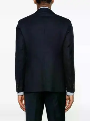 Tagliatore Button Blazer - Blue