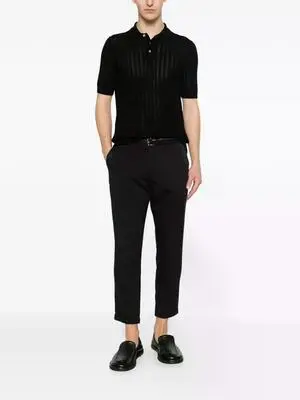 Imperial Cuffed Trousers - Black