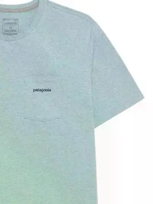 Patagonia Front-logo T-shirt - Blue