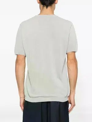 ROBERTO COLLINA Crew-neck Ribbed-knit T-shirt