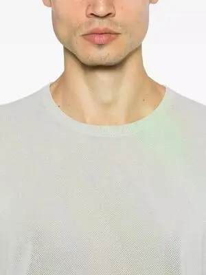 ROBERTO COLLINA Crew-neck Ribbed-knit T-shirt