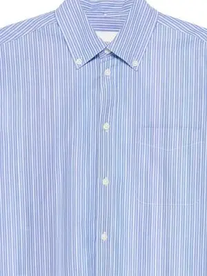 LES DEUX Striped Shirt - Blue