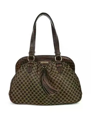 Celine 1990s-2000s Macadam Tassel Handbag