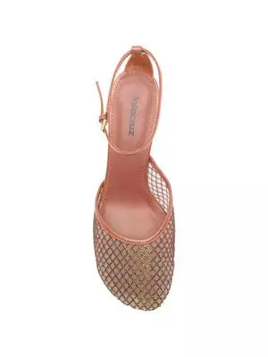 Lola Cruz Ruby Net Pumps