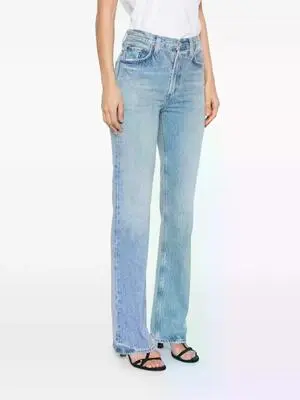AGOLDE Leena Flared Jeans - Blue
