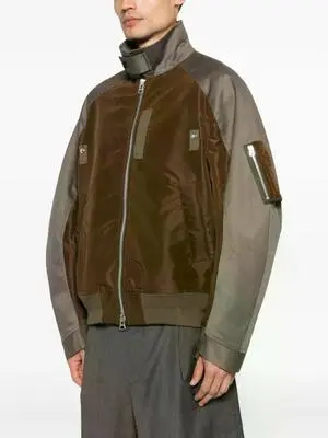 Sacai Zipped Panelled Jacket