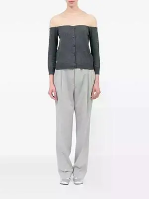 MAISON MARGIELA Sheer Knit Cardigan