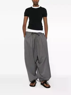Y3 Pinstripe Drawstring Trousers