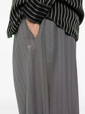 Y3 Pinstripe Drawstring Trousers