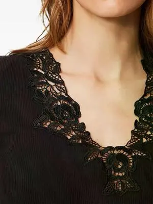 TWINSET V-neck Knitted Blouse
