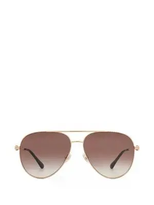 JIMMY CHOO Full Rim Aviator Sunglasses