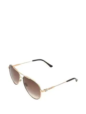 JIMMY CHOO Full Rim Aviator Sunglasses